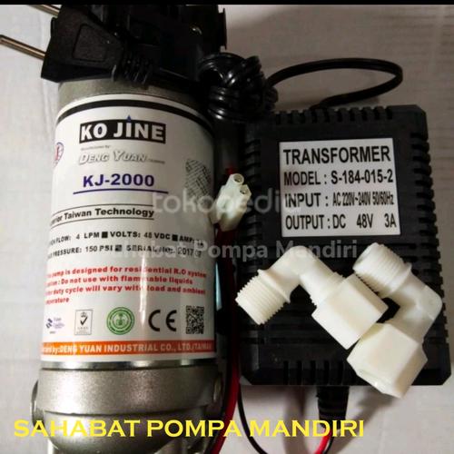 Jual Pompa Air Booster RO KOJIN 48volt 3 Ampere mesin RO Hight Quality ...