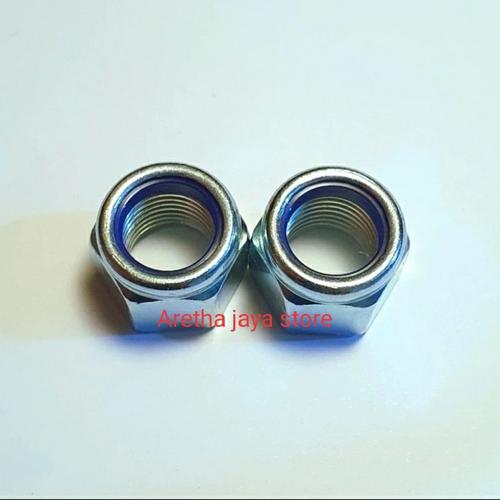Jual lock nut m22x2.50 / mur nylon besi galvanis m22x2.50 k32 - Jakarta ...