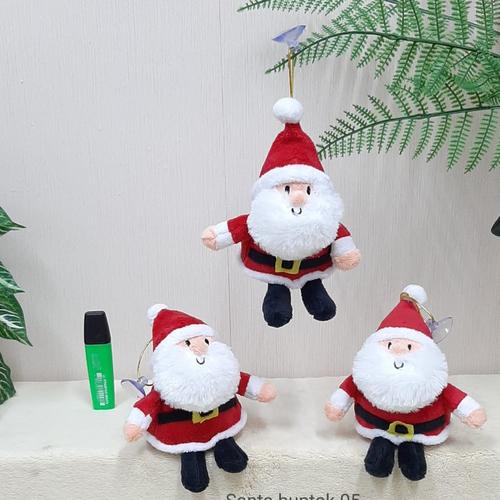 Jual Boneka Natal Santa Gantung 15cm/boneka santa kecil/hiasan pohon ...