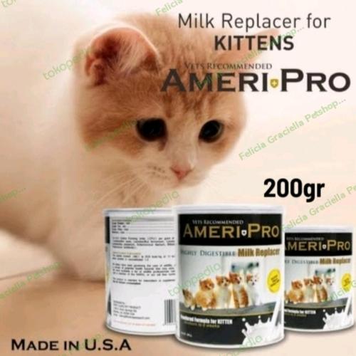 Jual Susu ameri pro kitten baby cat 200gr susu bubuk kaleng kucing anak - Kab. Tangerang ...