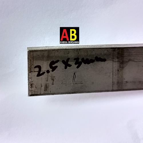 Jual Plat Strip Stainless Steel Dof 2B Lebar 2.5cm Tebal 3mm 122cm ...