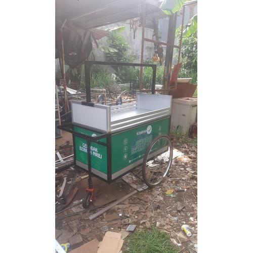 Jual Gerobak Sayur Roda becak Keliling Aluminium Alumunium - 120x60 ...