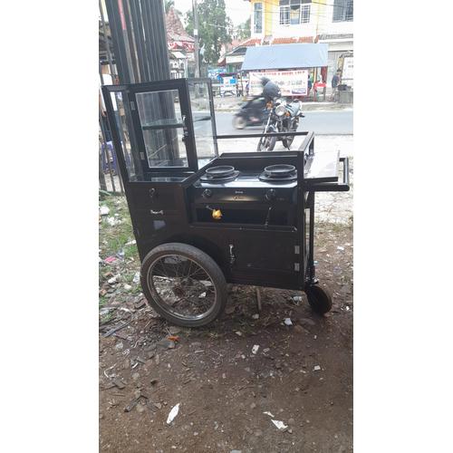 Jual Gerobak Aluminium Hitam Jualan Cilok Pentol Cimol Sempol Kota Tangerang Selatan Toko