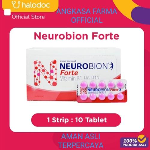 Jual NEUROBION FORTE PER STRIP ISI 10 TABLET // VITAMIN B1 B6 B12 ...
