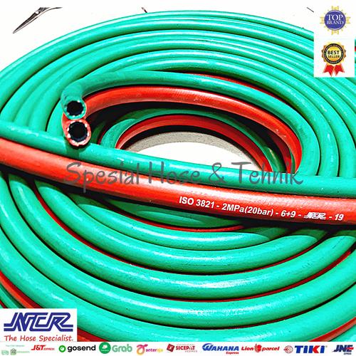 Jual SELANG LAS 6 + 9 MM (OKSIGEN & ACETYLENE) TWIN LINE Harga Eceran ...