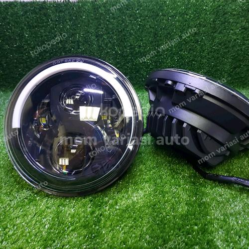 Jual Headlamp LED 7" Mobil Jimny Katana Hardtop Rubicon JK Aeslux ...