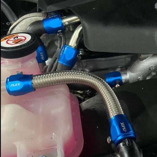 Jual Flex Braided Radiator Reservoir Tank Innova Fortuner VRZ Hilux ...