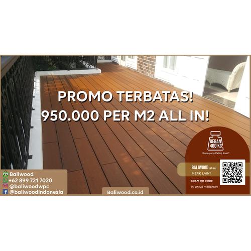 Jual WPC deck pesanan custom panjang decking outdoor anti rayap - Kota Tangerang - Baliwood ...