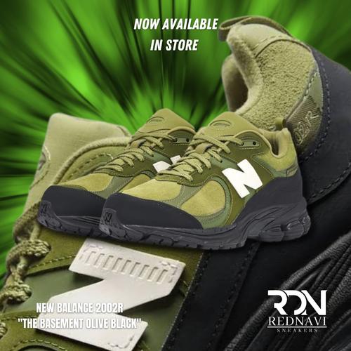 Jual The Basement X New Balance 2002R Olive Green Original - Jakarta ...