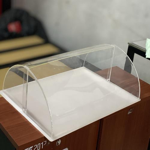 Jual ETALASE DISPLAY KUE ROTI MAKANAN AYAM AKRILIK / ACRYLIC TOKO ...