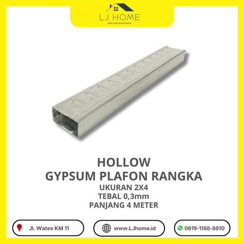 Jual Hollow 2x4 0,3mm Hollow Gypsum GRC / Hollow Plafon / Hollow Rangka ...