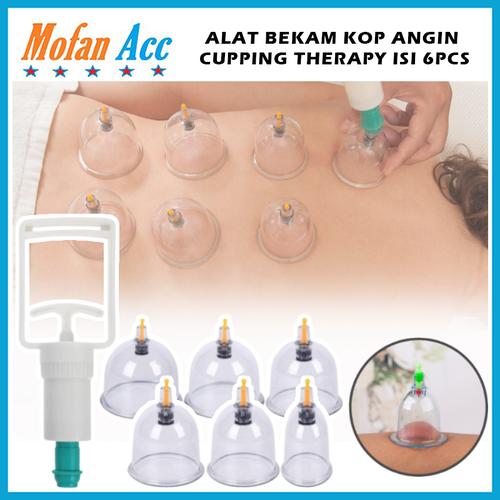 Jual Alat Bekam Kop Angin Isi 6Pcs Tabung Isap Cupping Therapy Masuk Angin - Jakarta Barat ...