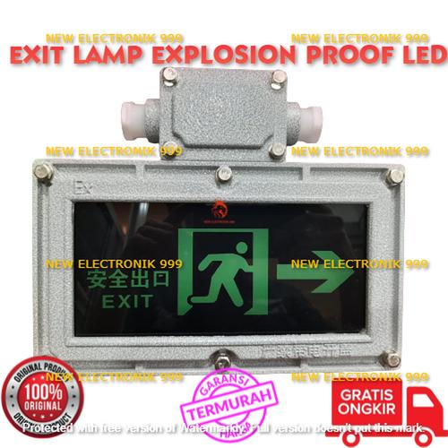 Jual LAMPU EXIT LAMP EXPLOSION PROOF LED LAMPU EXIT ANTI LEDAK ...