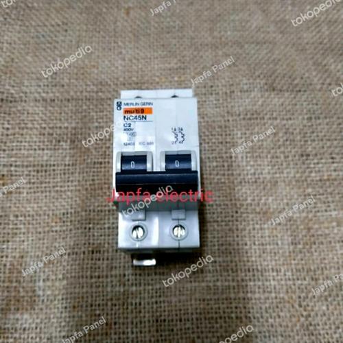 Jual MCB Merlin Gerin NC45N C2 2Pole 2Ampere Original - Jakarta Pusat - Japfa Panel | Tokopedia