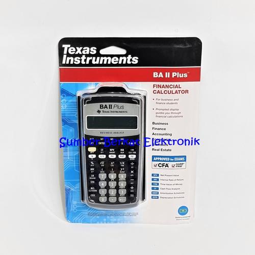 Jual Kalkulator Financial Texas Instruments BA II Plus Original ...