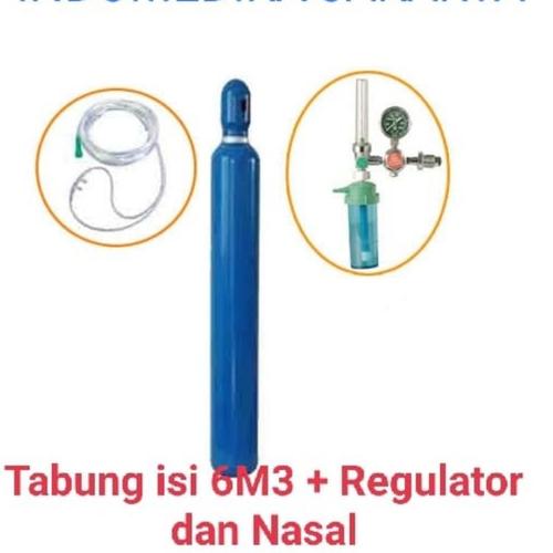 Jual Tabung Oksigen 6m3 sama isi + Regulator, nasal - Jakarta Utara ...