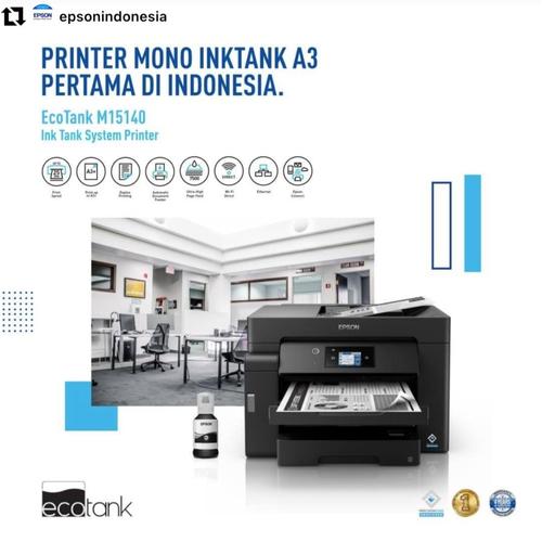 Jual Printer Epson M15140 M 15140 EcoTank MonoChrome A3 wifi duplex ...