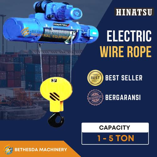 Jual Katrol Listrik Hinatsu 2 ton Seling - DENGAN TROLLEY, 6 meter ...