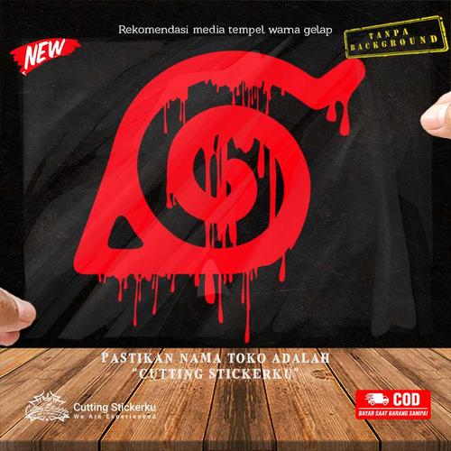 Jual Cutting Stiker Naruto Konoha Icon Bloody Variasi Motor Mobil ...