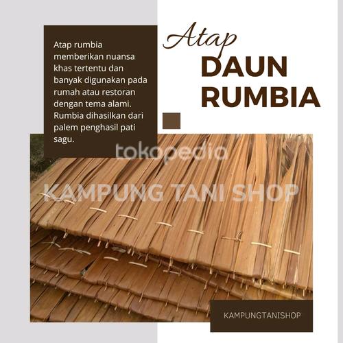 Jual Atap Daun Rumbia Kering - Kering - Kab. Pangandaran - KAMPUNG TANI ...