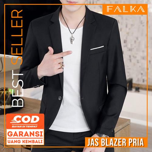 Jual Jas Pria Formal Slimfit Blazer Pria Casual Slim Fit - Kota ...