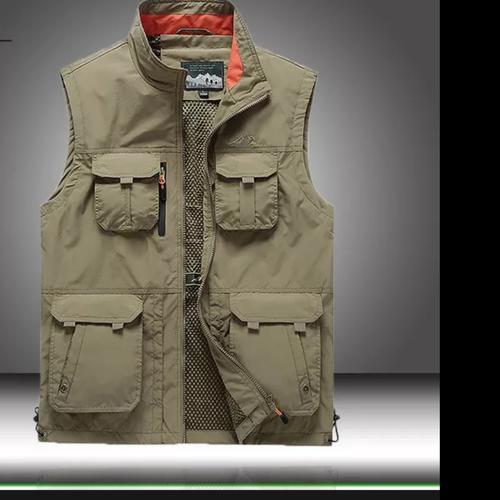 Jual ROMPI VEST PRIA LAPANGAN OUTDOOR PEKERJA PROYEK MULTIFUNGSI BAHAN ...