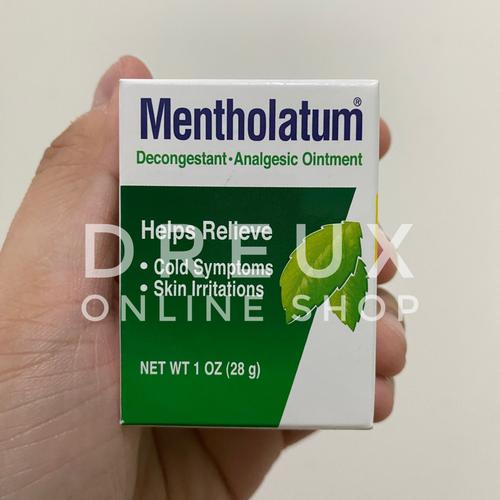 Jual [IMPORT SINGAPORE] MENTHOLATUM Decongestant Analgesic Ointment - Jakarta Barat - Dreux ...