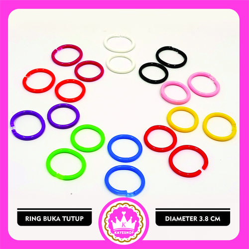 Jual Ring Plastik Flashcard Buka Tutup Kartu Belajar Binder Flash Card ...