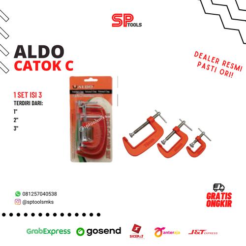 Jual CATOK KAYU C / CLAMP / KLEM KAYU SET 3 PCS 1" 2" 3" ALDO - Kota ...