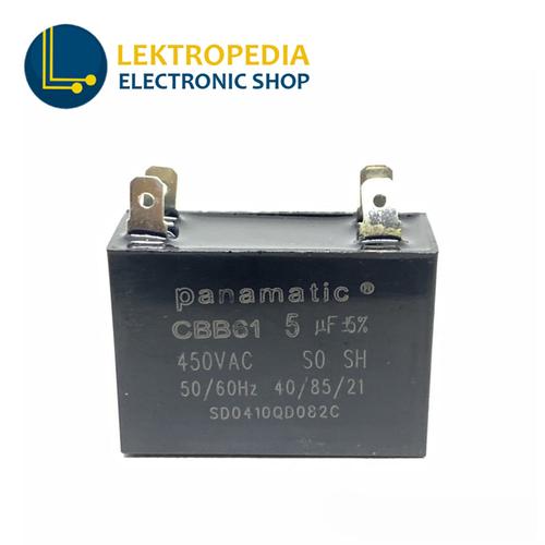 Jual Kapasitor 5uf PANAMATIC 450v Kotak Kipas Angin 5 uf Mikro ...