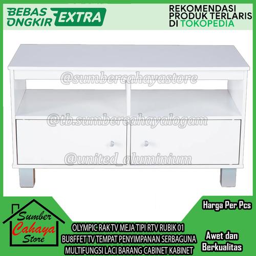 Promo OLYMPIC RAK TV MEJA TIPI RTV RUBIK 01 BUFFET TV TEMPAT ...