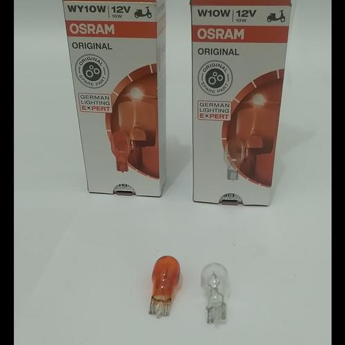 Jual Bohlam lampu SENJA , KOTA , SEIN T13 WY10W 12V 10W PUTIH OREN ...