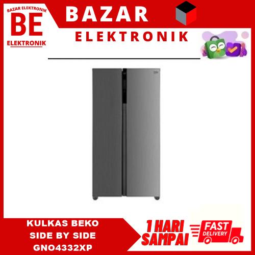Promo Beko Kulkas SBS Side By Side 500 Liter GNO4332XP Cicil 0% 3x ...
