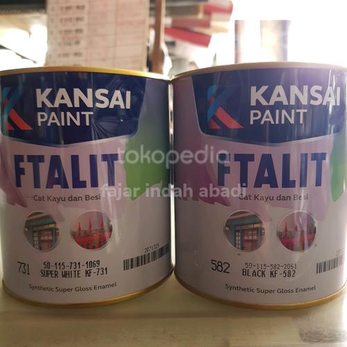 Jual Ftalit cat besi kayu PUTIH 731 / HITAM 582 - Hitam - Kota ...