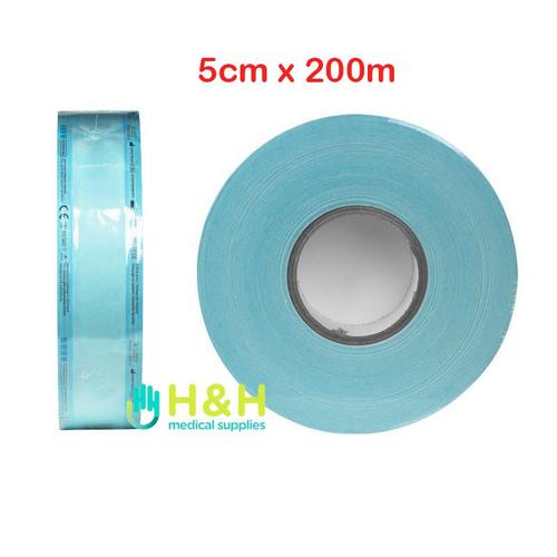 Jual Sterilization Roll 50 mm x 200m / Sterilization Pouch 5cm x 200m ...