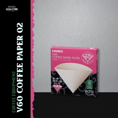 Jual Hario Paper Filter White for 01 / 02 V60 Dripper - v60 02 - Kota ...