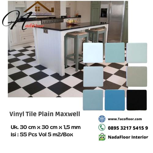 Jual lantai vinyl/vinil tile maxwell motif granit Tebal 1,5 mm ecer ...