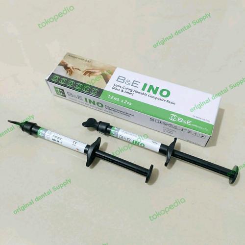 Jual B&E INO Light Curing Flowable Resin Base Liner / Dental pulp capping - 2 Syringe - Kota ...