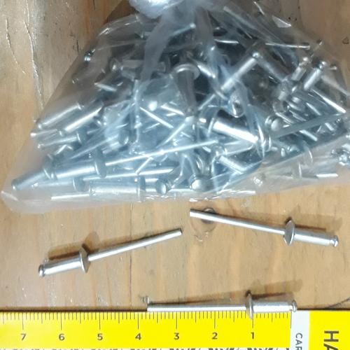Jual Paku rivet / rivet 3mm / rivet 4mm / ripet / rifet isi 100 - 4mm ...