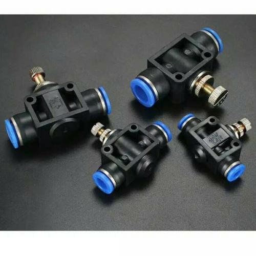 Jual FLOW SPEED CONTROL Fitting pneumatic 4 X 4 mm slip lock valve LSA ...