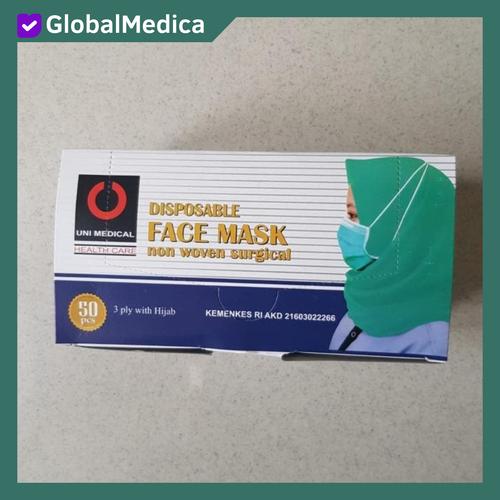 Jual Masker 3ply Medis / Surgical Mask / Masker Medis Hijab ...