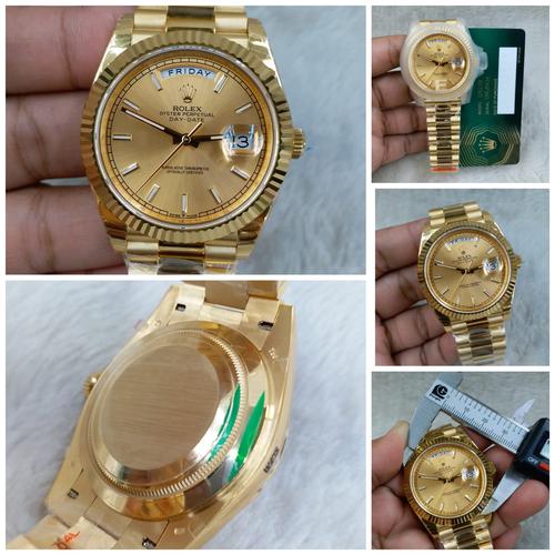 Jual Daydate 40mm Gold Champagne Color Dial President Bracelet EWF ...