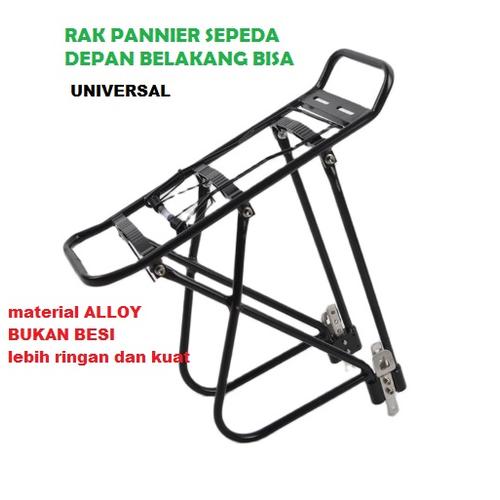 Jual RAK PANNIER Sepeda Turing Rak Tas Depan belakang Sepeda Gunung MTB ...
