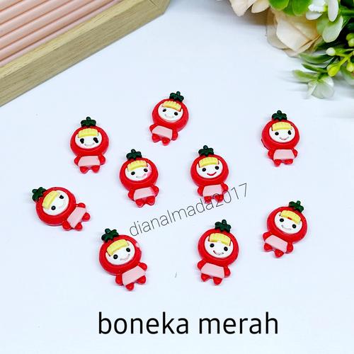 Jual 10 pcs clay resin aneka bentuk - boneka merah - Jakarta Timur ...