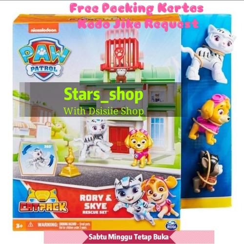 Jual Paw Patrol Cat Pack Rory & Skye Rescue Set Original / Figure Set ...