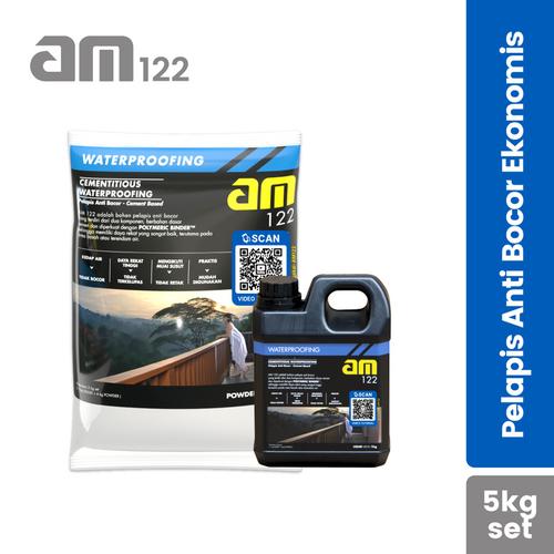 Jual AM-122 WATERPROOFING 5KG SET (1KG LIQUID + 4KG POWDER) - Kota ...