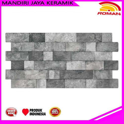 Jual Keramik Roman Interlok GL638065 dCastillo Grigio 30x60 Kw1 - Kota ...