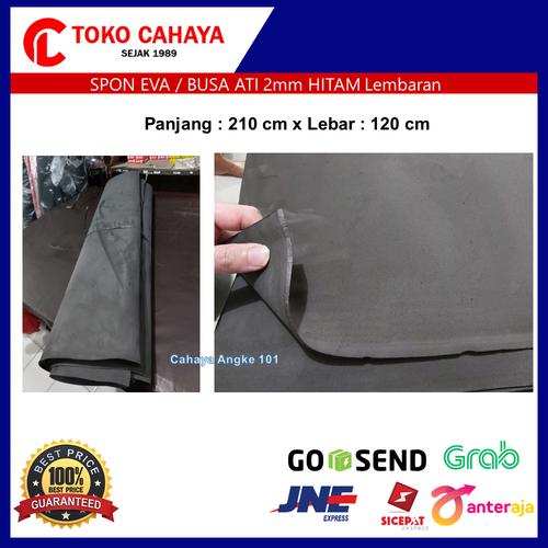 Jual Spon Eva Sponge Busa Ati Spon Karet 2mm Hitam 120 x 210 cm ...