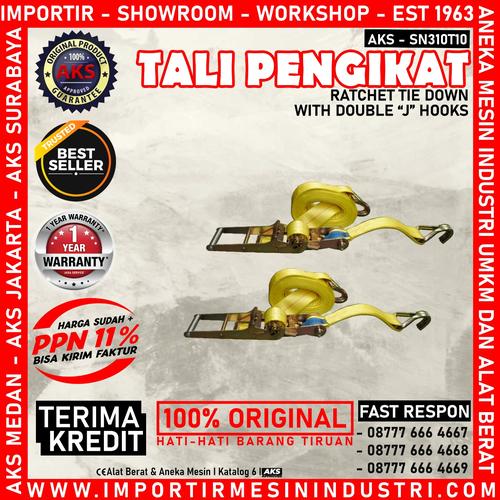Jual Tali Pengikat Barang 10 m 5 Ton / Ratchet Tie Down Strap Cargo ...