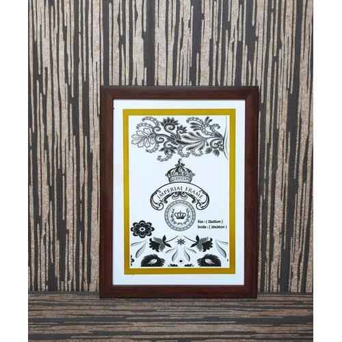 Jual Bingkai Figura Frame Foto 14R (25X35 CM) Minimalis Hitam/Putih ...
